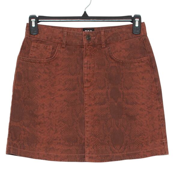 BDG | Skirts | Bdg Denim Skirt Y2k Snake Baddie 9s Grunge Goth Punk ...